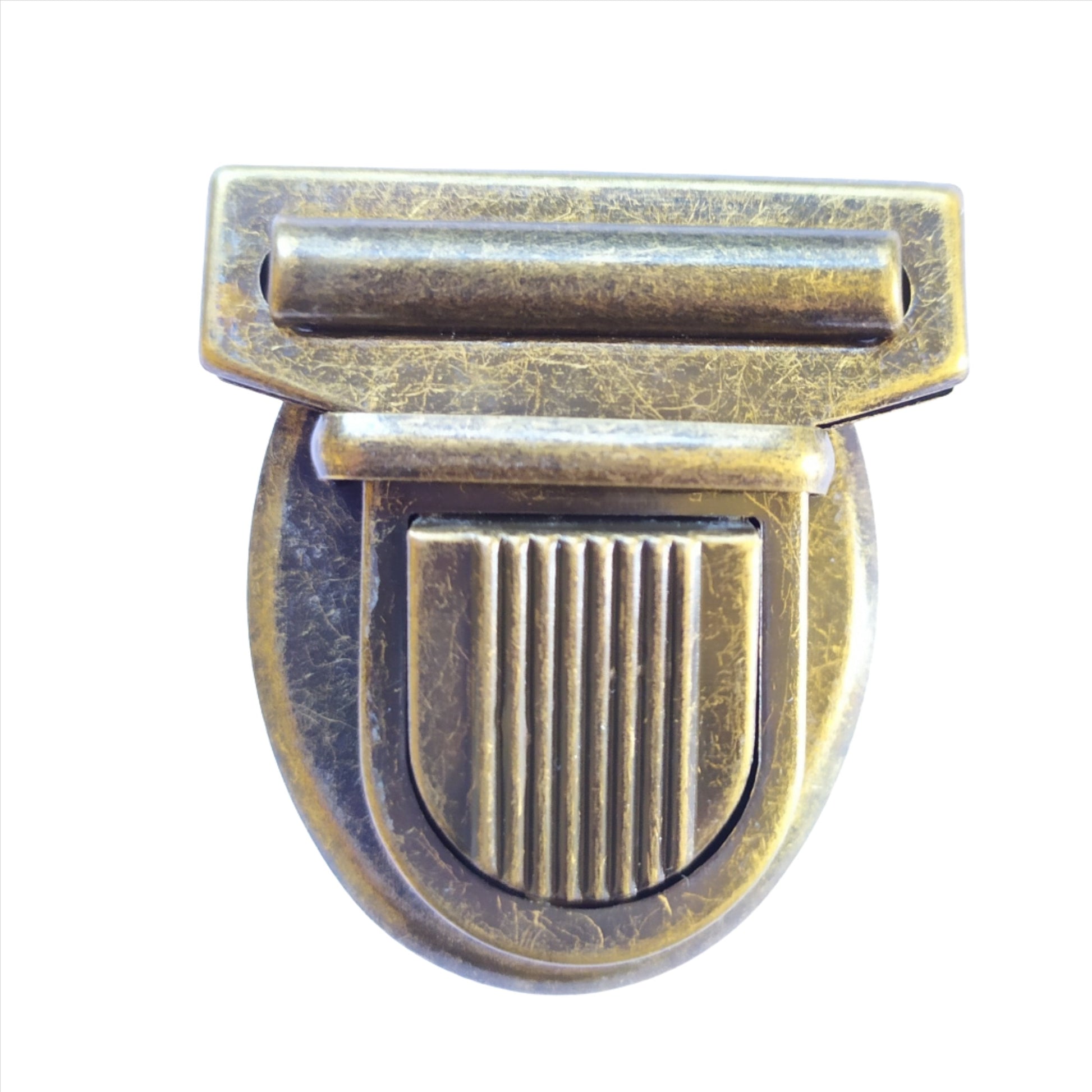 Tuck Lock - Antique Brass (Various Sizes) – DMLeatherworx Pty Ltd