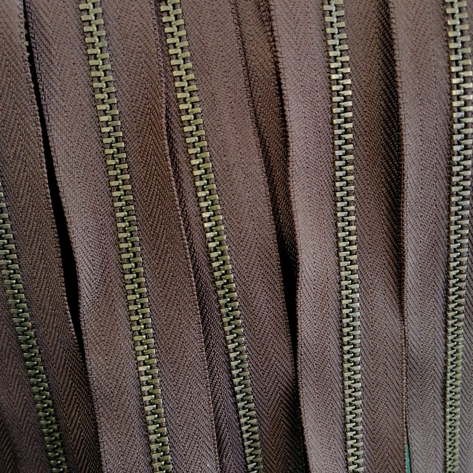 YKK Antique Brass Zip Chain - (Various Sizes & Colours) – DMLeatherworx ...