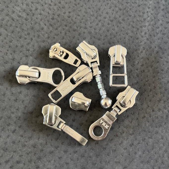 YKK Nickel Slider (Various Sizes & Styles) – DMLeatherworx Pty Ltd